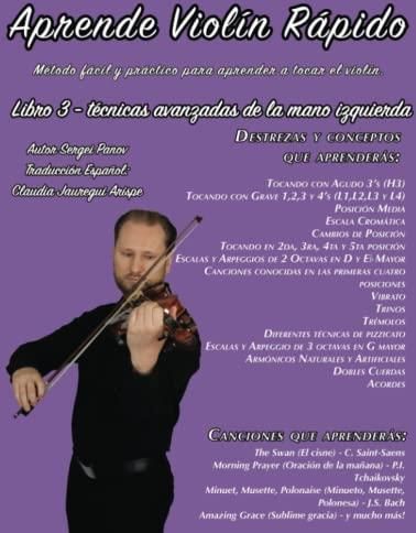 Aprende Violín Rápido Libro 3 (Learn Violin Fast Book 3): Método fácil y práctico para aprender ...