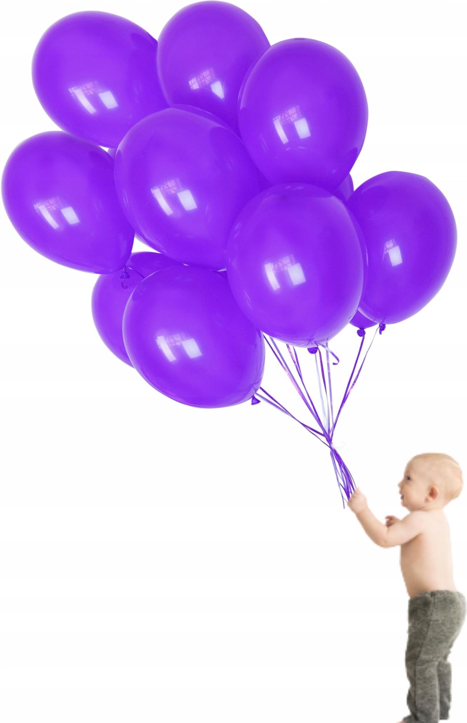 Galaxy Zestaw Balonów Balony Fioletowe 6szt. 25Cm 12710448244 - Ceny i ...