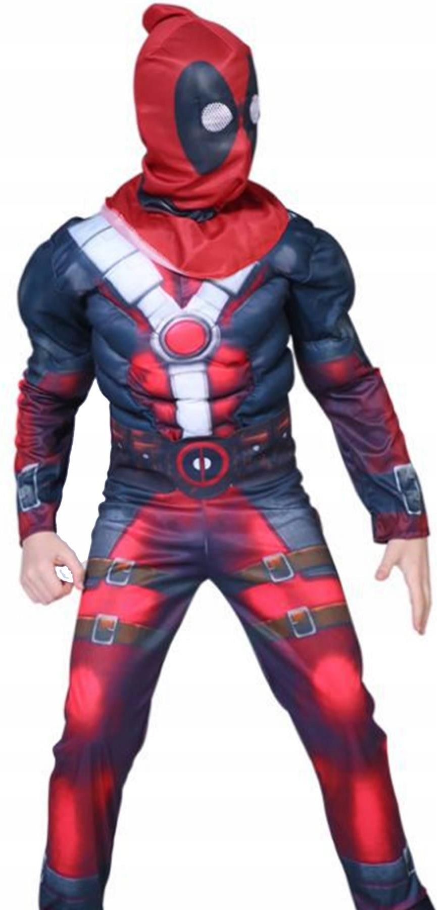 Toys Strój Avengers Deadpool Kostium Przebranie Maska 13204358536 ...