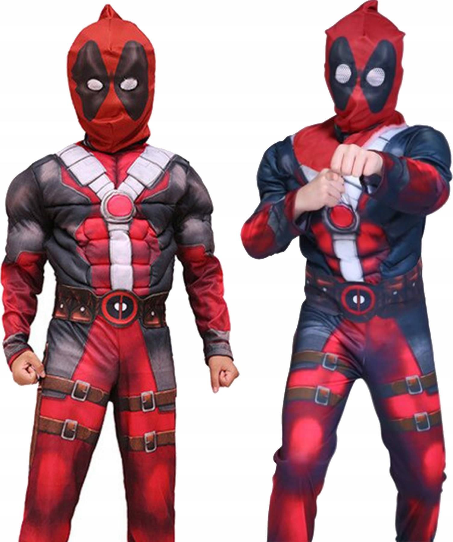 Toys Strój Avengers Deadpool Kostium Przebranie Maska 13204358536 ...