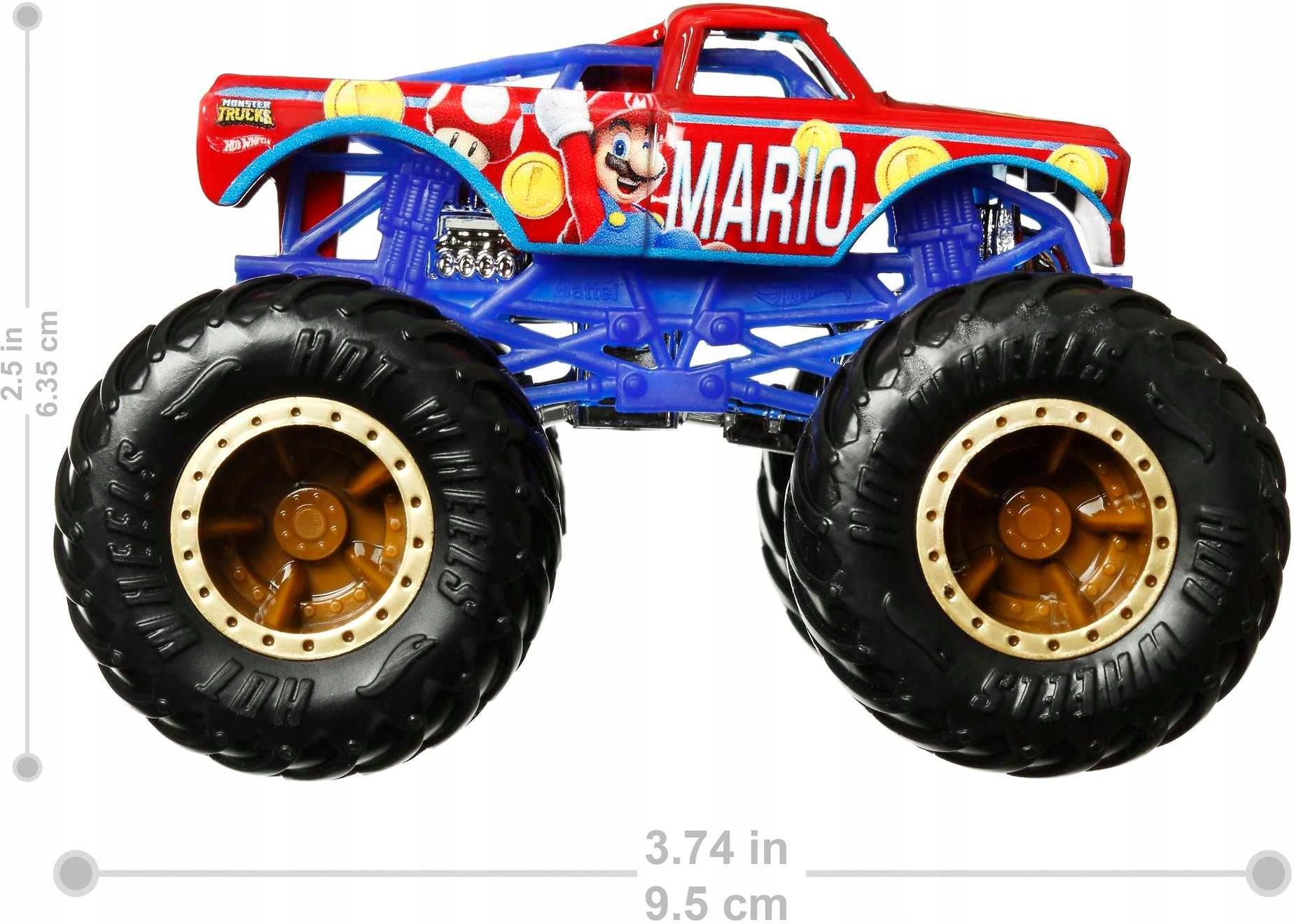 Hot Wheels Monster Truck Super Mario HJG41 HCR75 - Ceny i opinie - Ceneo.pl
