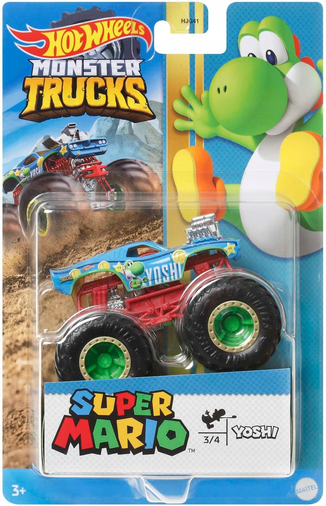Hot Wheels Monster Truck Super Mario Yoshi HJG41 HCR77 - Ceny i opinie ...