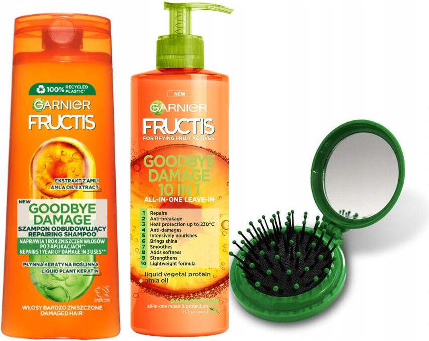 Garnier Fructis Goodbye Damage Szampon odbudowujący 400 ml + krem ...