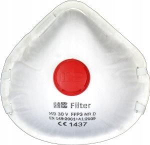 Półmaska Maska Filtrująca Ffp3 30Nds Z Zaworem - Ceny i opinie - Ceneo.pl