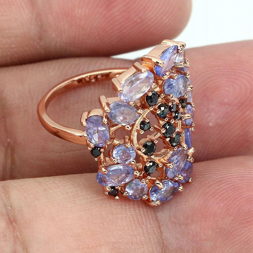 Pierścionek naturalne tanzanity spinele 13.5 - Ceny i opinie - Ceneo.pl