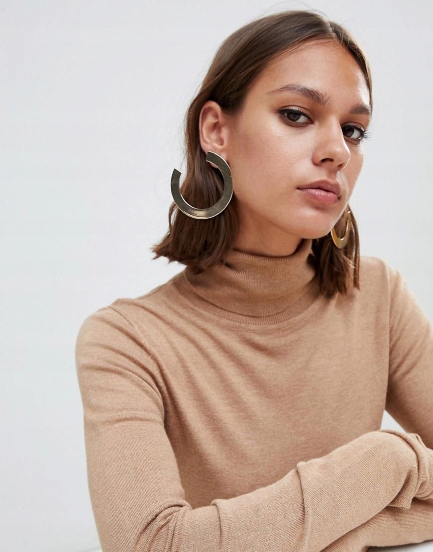 B0132 NT1 Kolczyki Koła Blaszki Stal__ - Ceny i opinie - Ceneo.pl