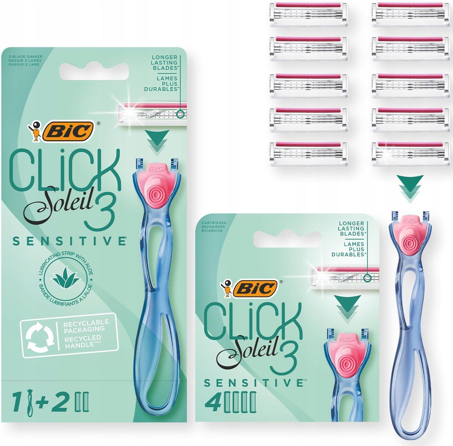 Bic Click 3 Soleil Maszynka Do Golenia +10 Wkładów - Opinie i ceny na ...