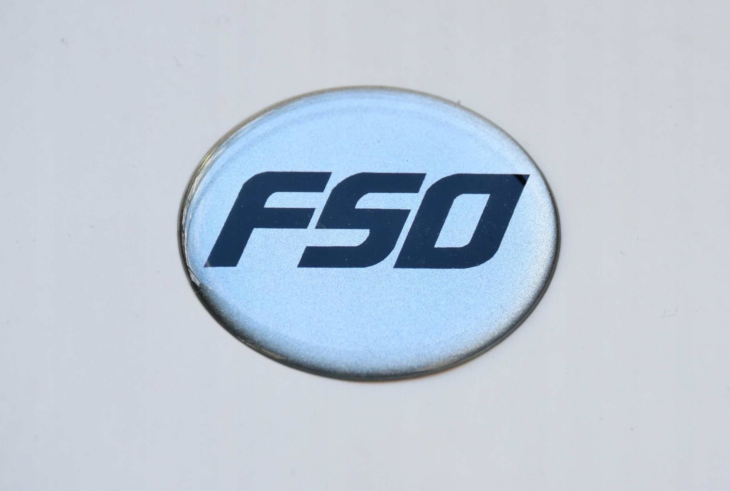 Pokrowiec samochodowy Fso Emblemat Naklejka Okrągła 3D 50Mm Fiat ...