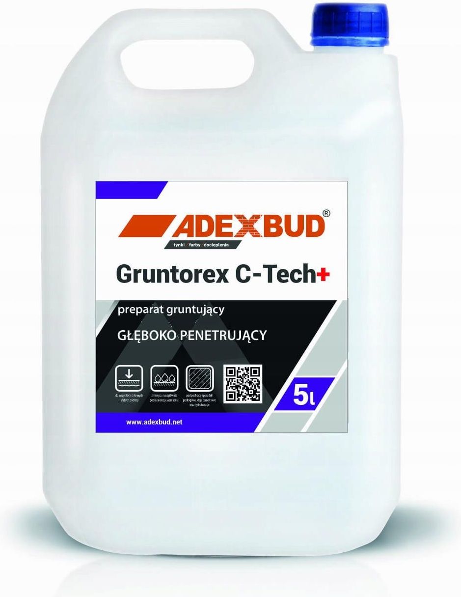 Adexbud Grunt Ct17 Głęboko Penetrujący C-Tech+ 5l - Opinie i ceny na Ceneo.pl