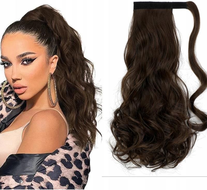 Kucyk Doczepiany Kitka Dopinka Włosy Kręcone 45Cm - Ceny i opinie ...