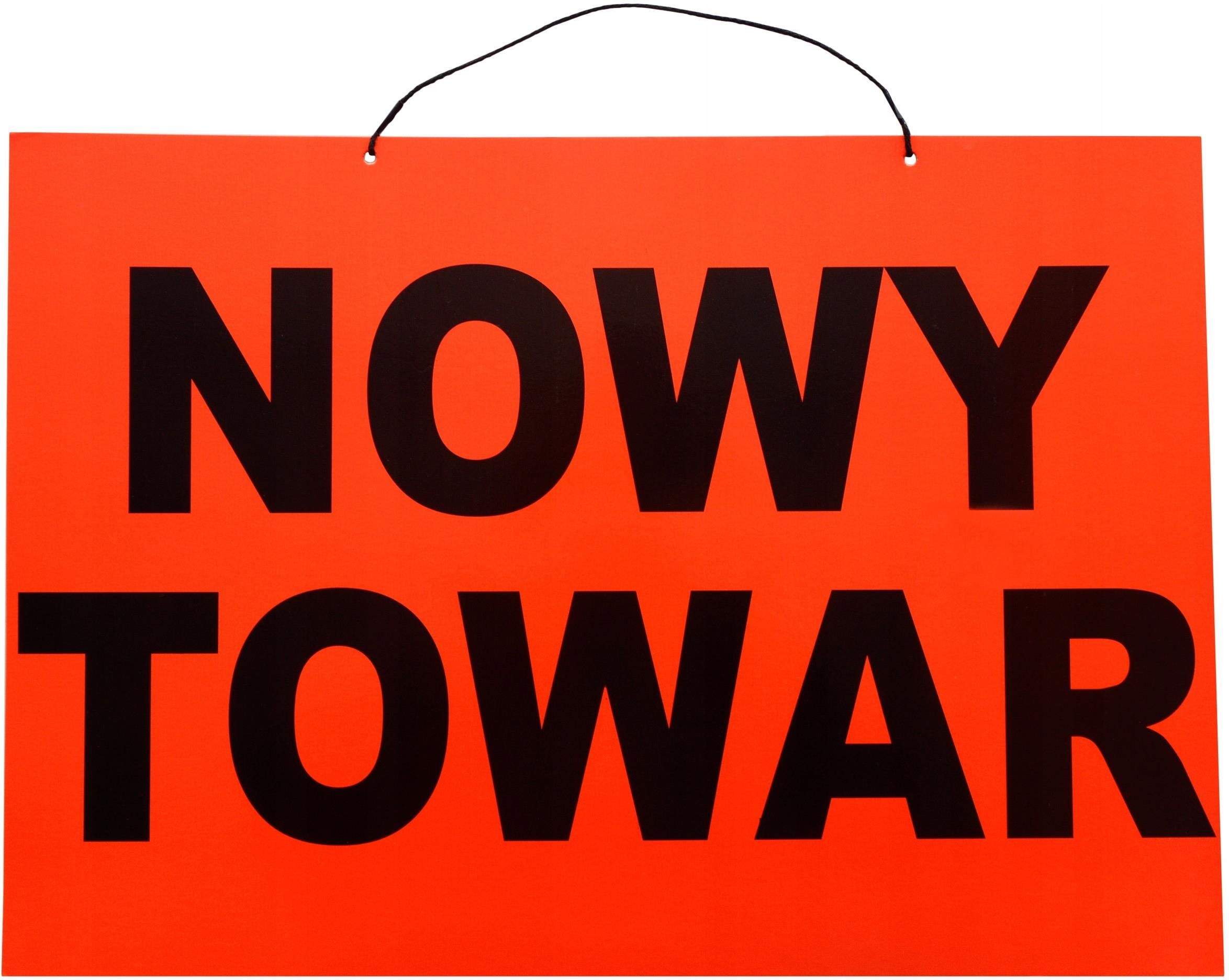 Tablica Tabliczka Nowy Towar 35X50 Laminowana Fa - Ceny i opinie - Ceneo.pl