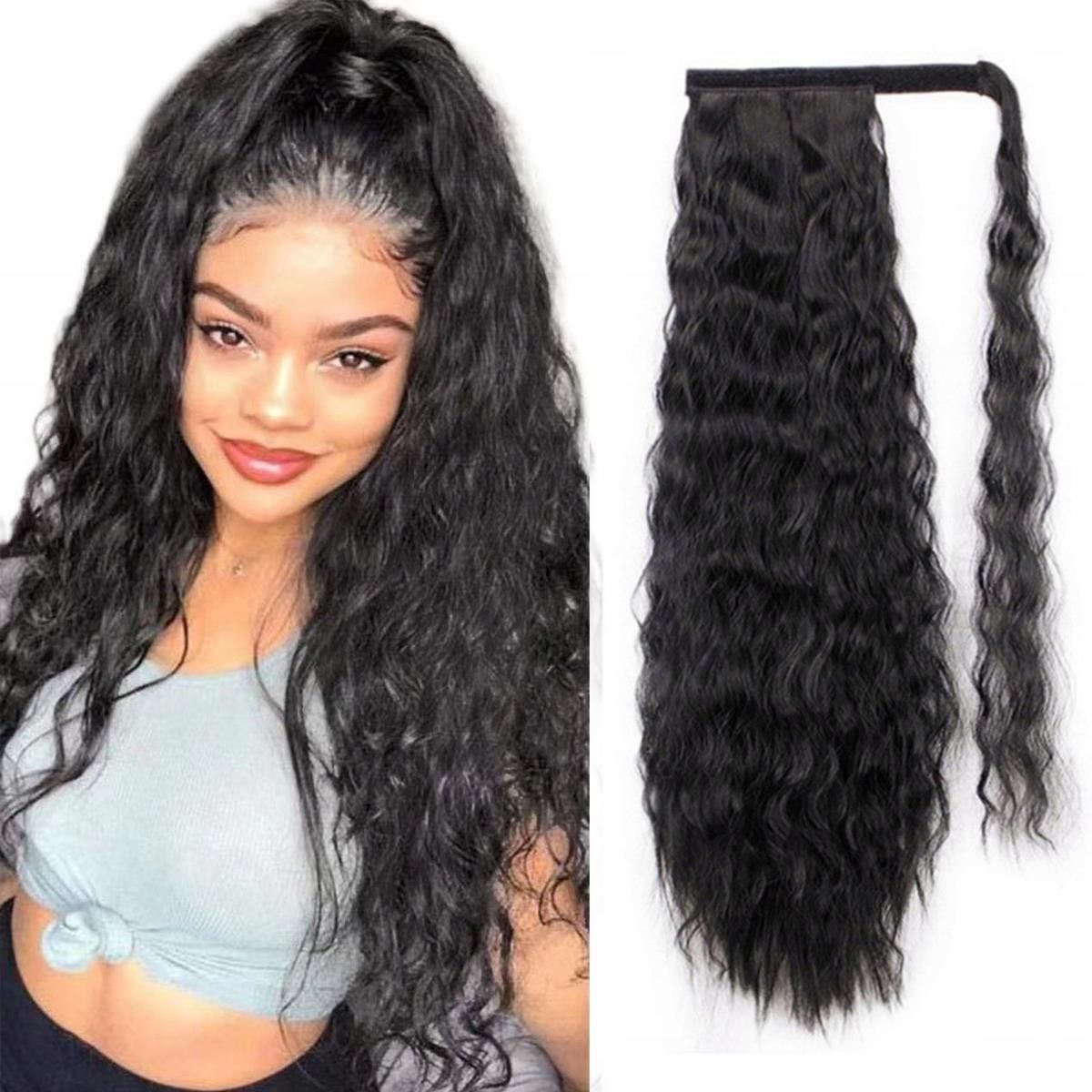 Doczepiany Kucyk Kitka Włosy Kręcone Loki Fale Pl - Ceny i opinie ...