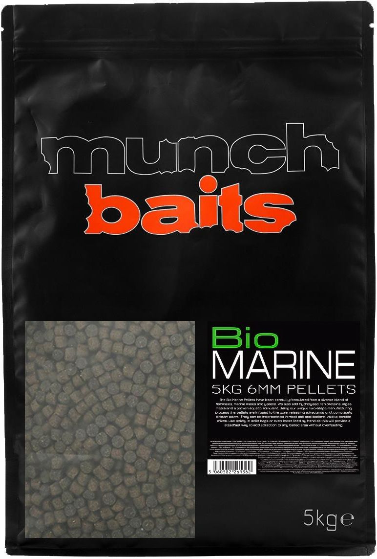 Munch Baits Pellet Zanętowy Muinch Baits 6Mm Bio Marine 5Kg Mbabmpt65 ...