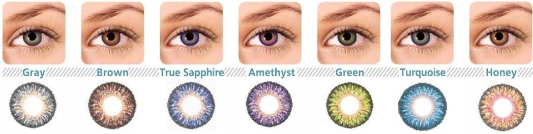 Soczewki Soczewki Kolorowe Aquaview Color Sapphire 2szt. - Opinie i ...