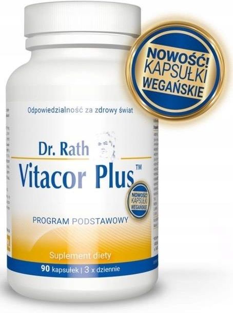 Dr. Rath Dr Vitacor Plus 90 Kaps - Opinie i ceny na Ceneo.pl