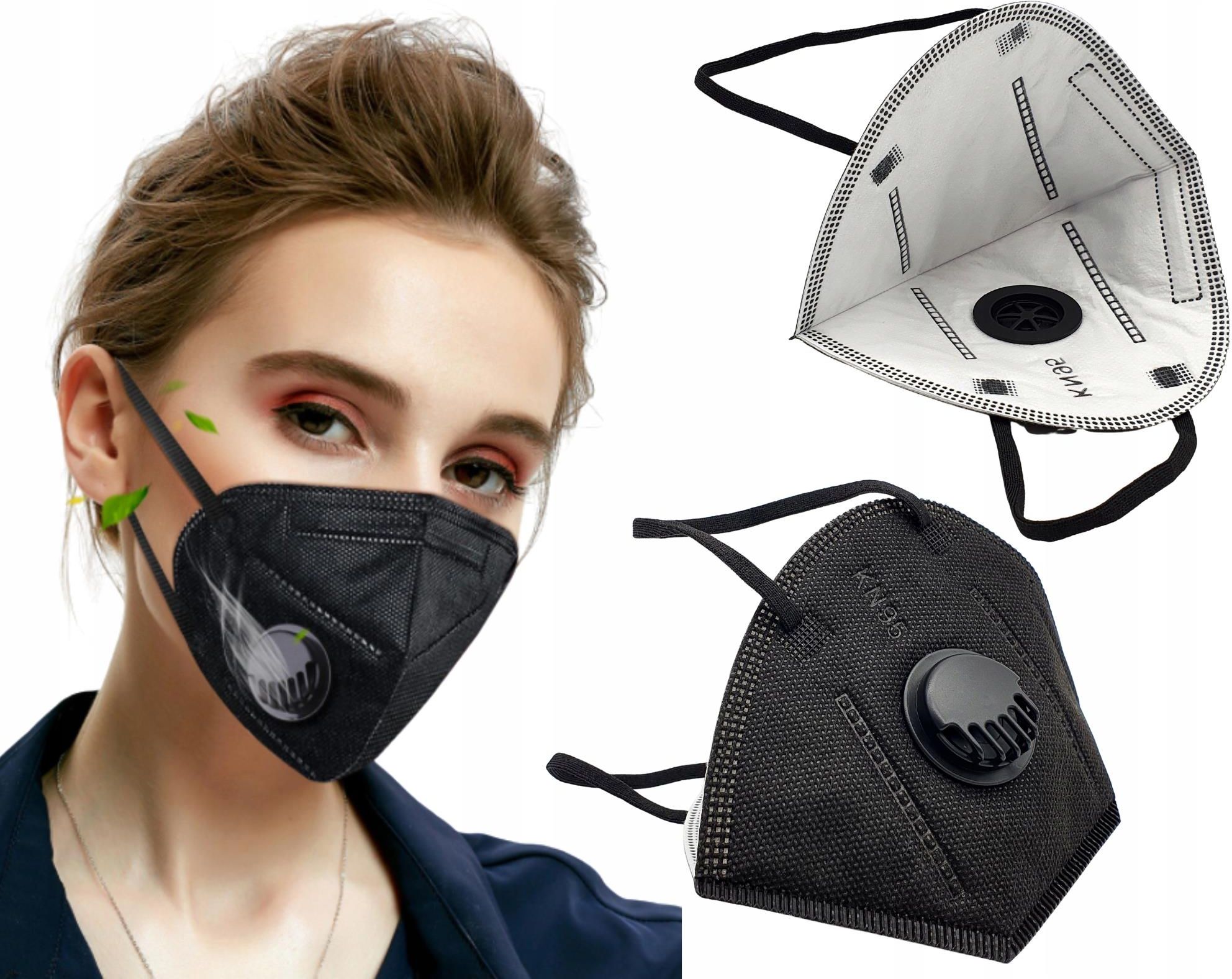 Promed Maska Kn95 Maseczka Antywirusowa Czarna Zaworek - Ceny i opinie ...