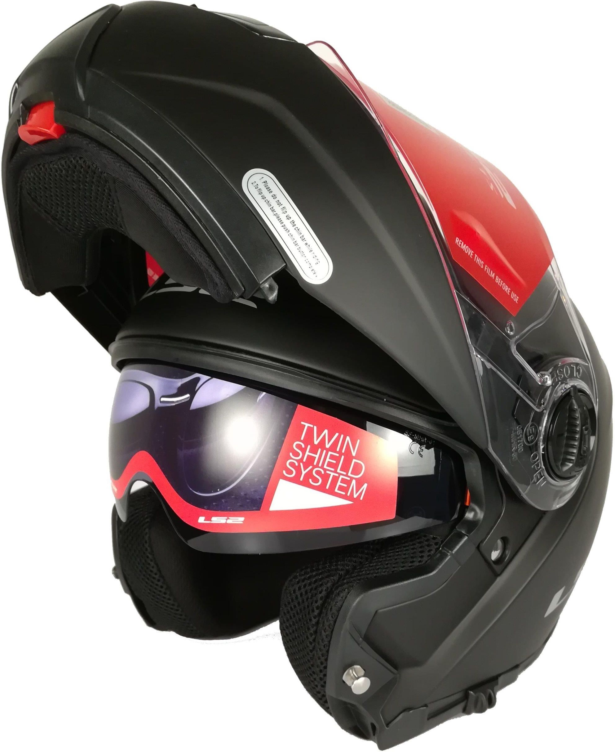 Kask motocyklowy Ls2 Szczękowy Ff3 Strobe Czarny Mat - Opinie i ceny na ...