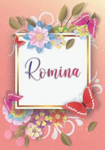Romina: Cuaderno de notas A5 , Nombre personalizado Romina , Regalo de ...