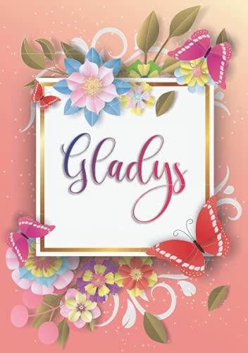 Gladys: Cuaderno de notas A5 , Nombre personalizado Gladys , Regalo de ...