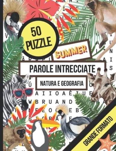 Parole Intrecciate SUMMER: Word Search per adulti grande formato ...