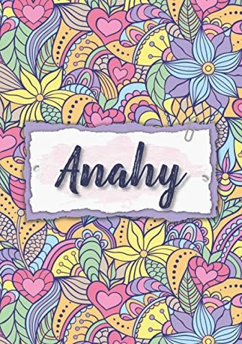 Anahy: Cuaderno A5 , Nombre personalizado Anahy , Regalo de cumpleaños ...