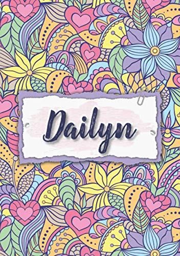 Dailyn: Cuaderno A5 , Nombre personalizado Dailyn , Regalo de ...