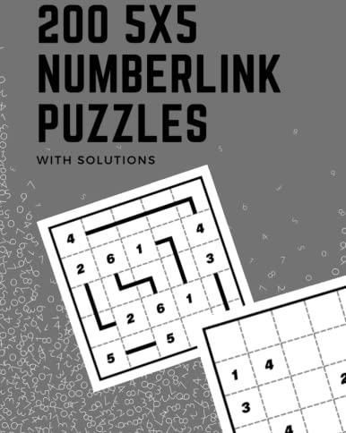 200 5x5 NUMBERLINK PUZZLES: WITH SOLUTIONS - Literatura obcojęzyczna - Ceny i opinie - Ceneo.pl