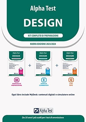 Alpha Test. Design. Kit completo di preparazione. Con MyDesk ...