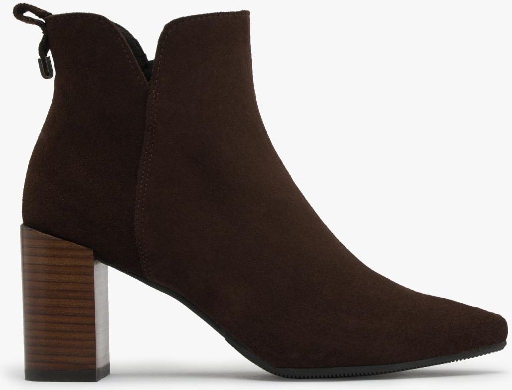 Rylko brązowe welurowe botki damskie na obcasie 38 - Ceny i opinie ...