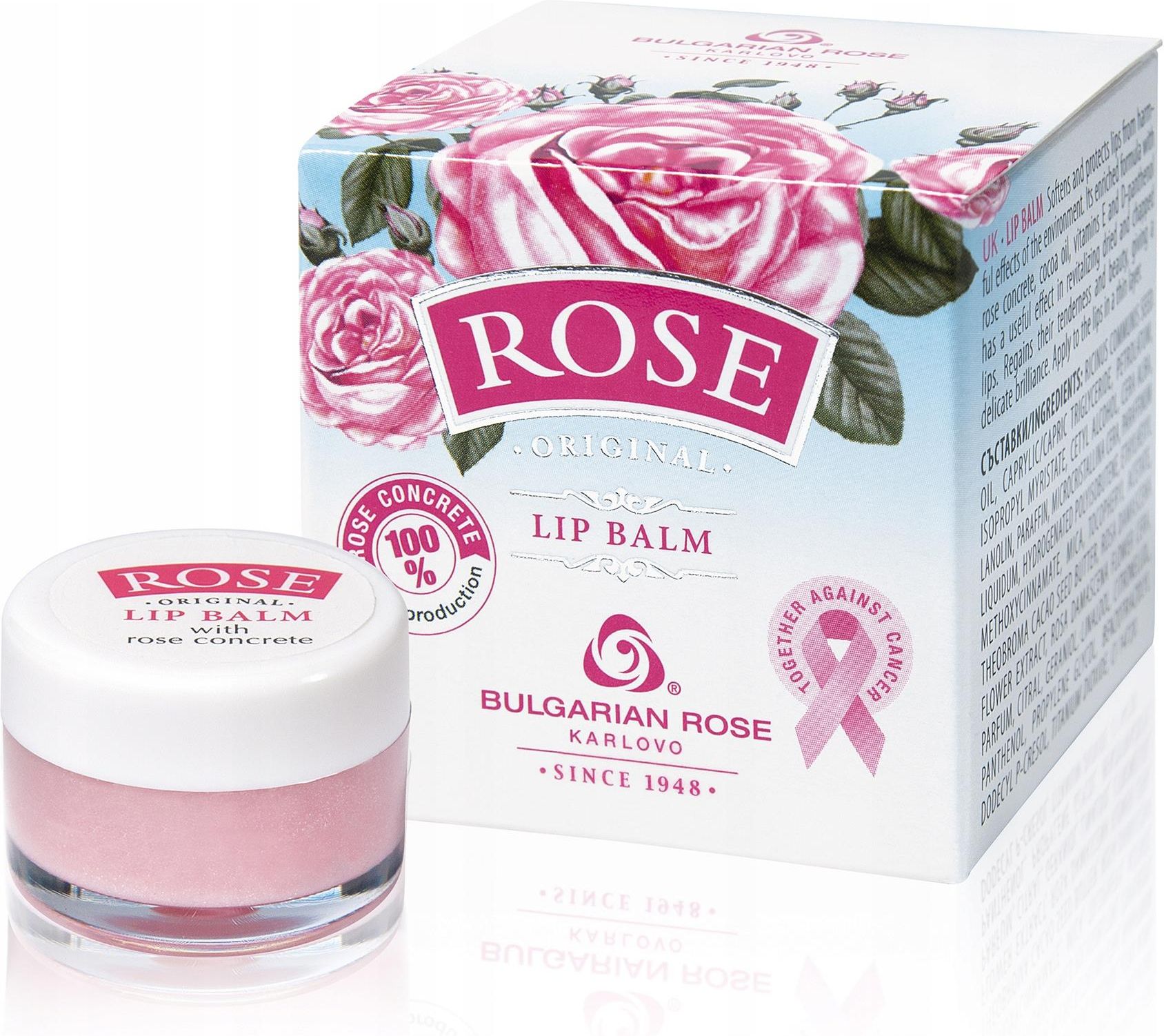 Bulgarian Rose Balsam Do Ust Rose Original 5 G - Opinie i ceny na Ceneo.pl