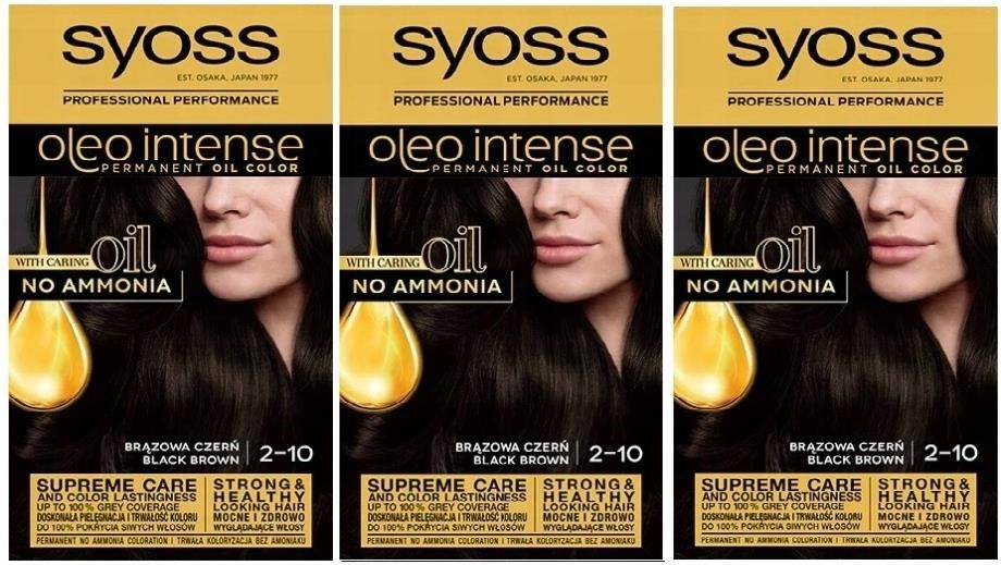 Syoss Farba Oleo Intense 2-10 Brązowa Czerń-3Szt - Opinie i ceny na ...