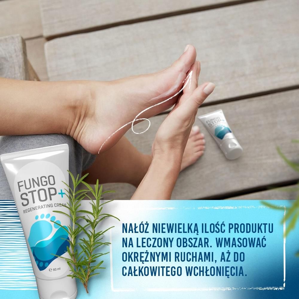 Kosmetyk do stóp Fungostop Krem na Grzybicę Stóp 80ml - Opinie i ceny na Ceneo.pl