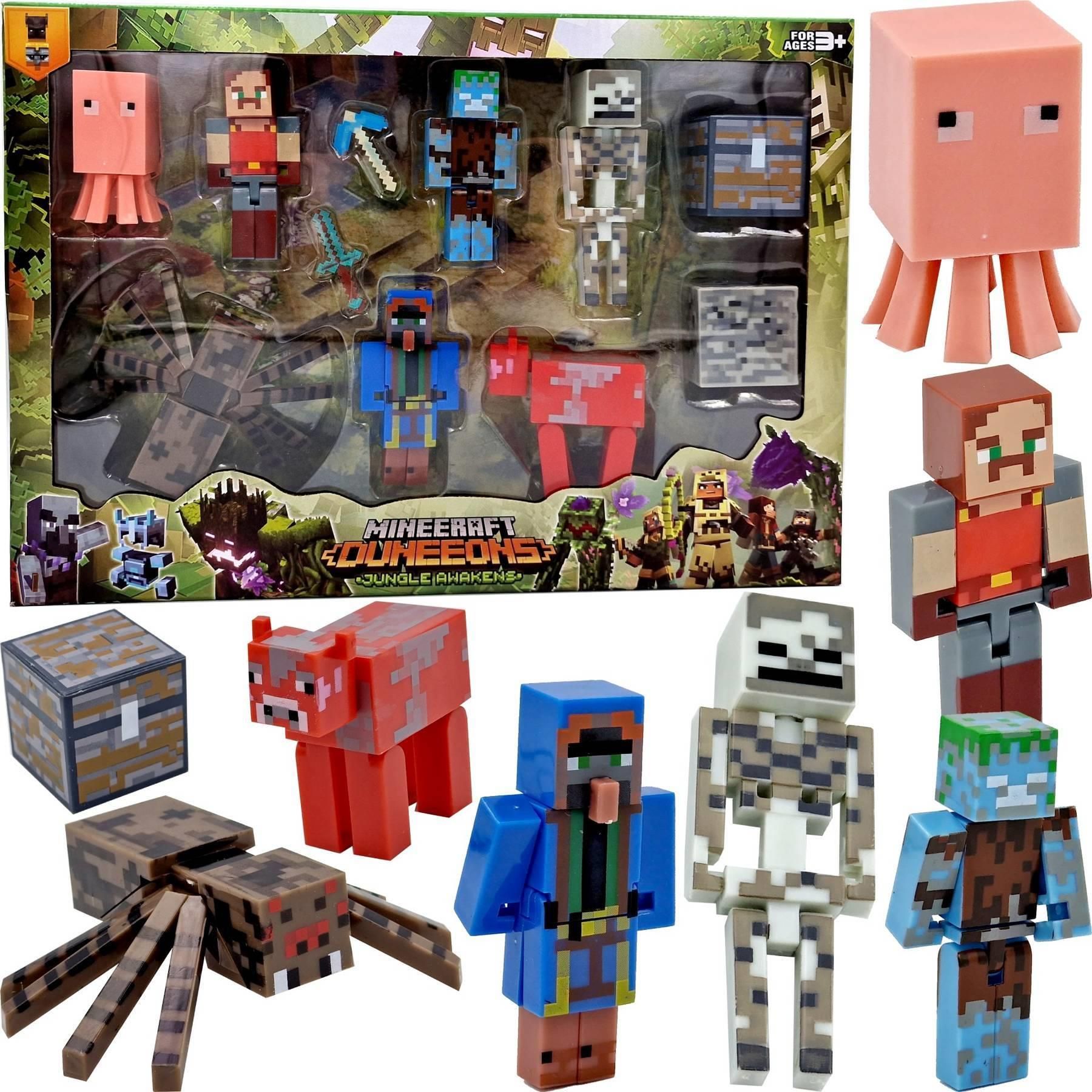 Toys Minecraft Duży Zestaw 7 Figurek Akcesoria Figurki - Ceny i opinie ...