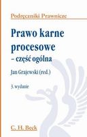 Prawo karne procesowe - część ogólna - Sławomir Steinborn, Jan ...