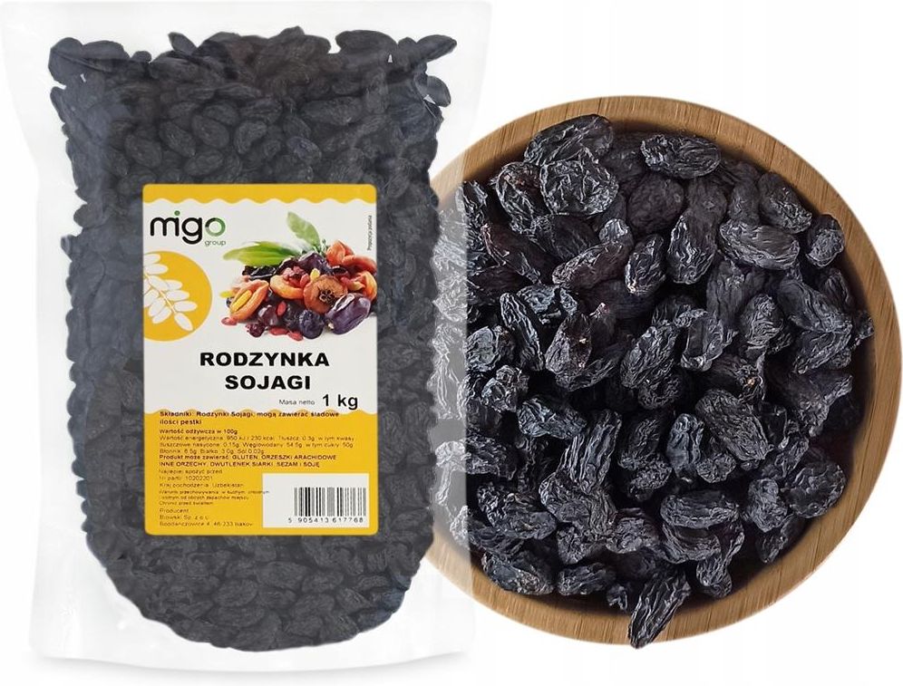 Migogroup Rodzynki Sojagi Naturalne 1kg - Ceny i opinie - Ceneo.pl