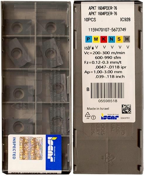 Iscar Płytki Węglikowe Apkt 1604Pdr Ic928 - Opinie i ceny na Ceneo.pl