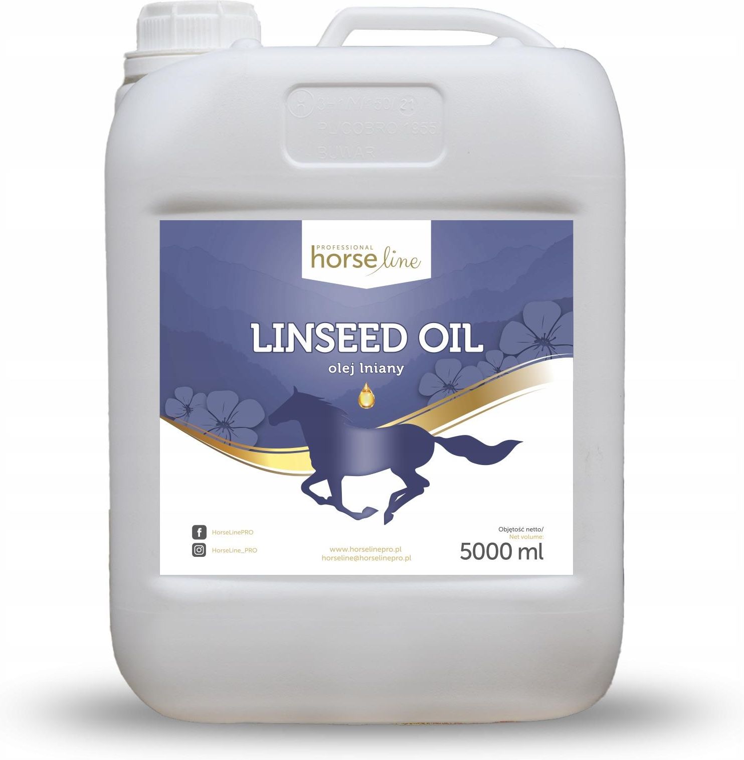 Horselinepro Olej Lniany Dla Koni 5L Linseed Oil - Ceny i opinie - Ceneo.pl