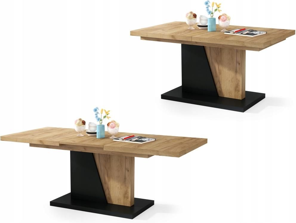 Mazzoni Noir Nowoczesna Ława Rozkładana Stolik - Opinie i atrakcyjne ...