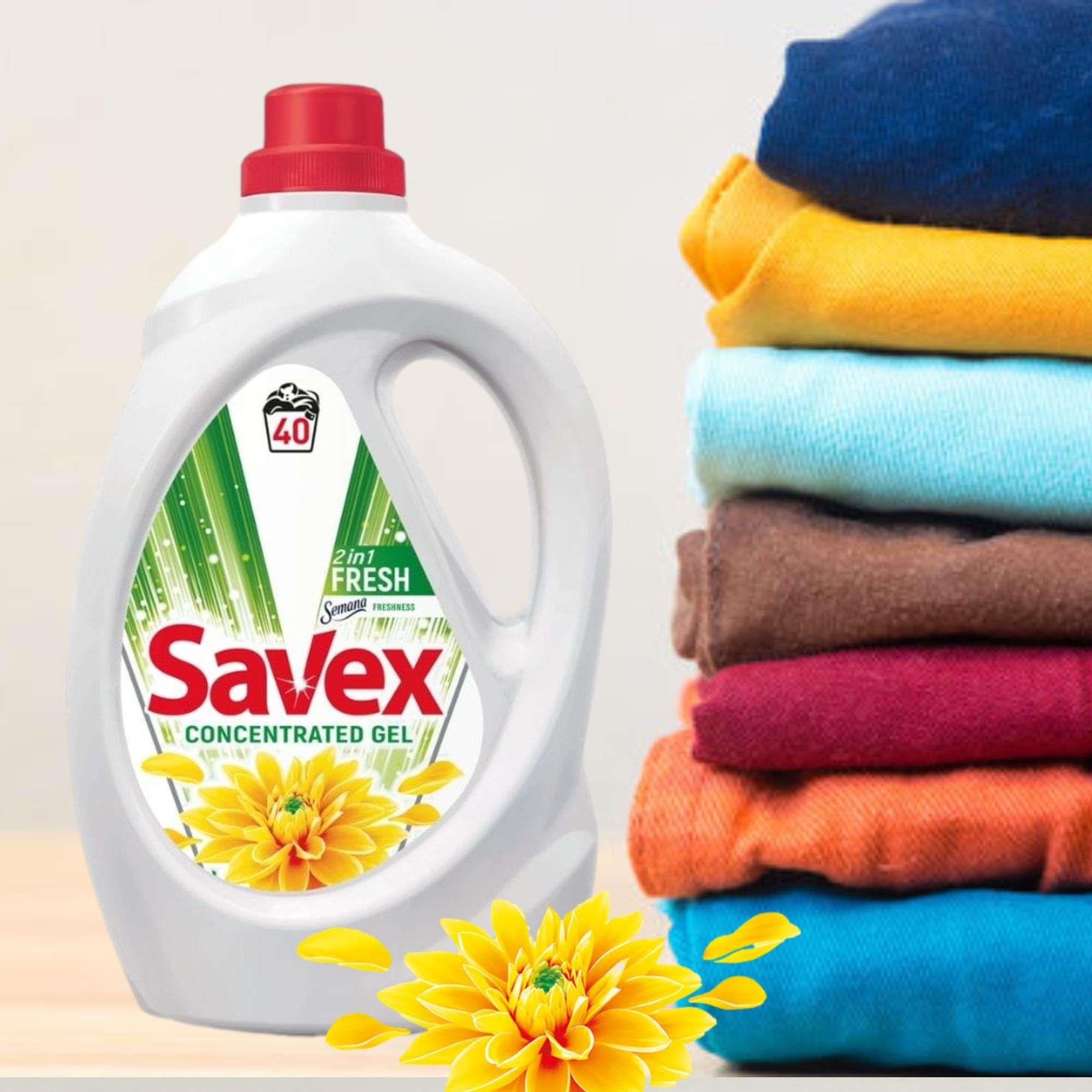 Savex Next Generation 2w1 Fresh Skoncentrowany Żel do Prania 2,2l ...