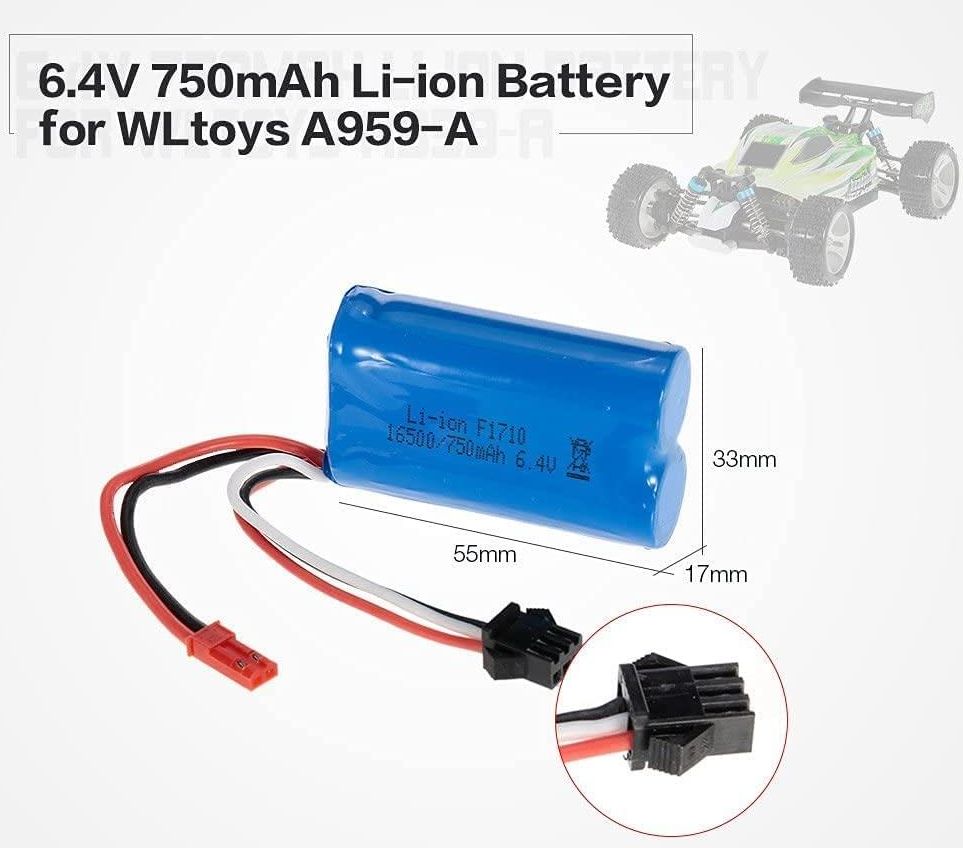 2 Stk Akumulator 6.4V 750Mah A959-A A969-A A979-A B08W4KZ8V3 - Ceny i ...
