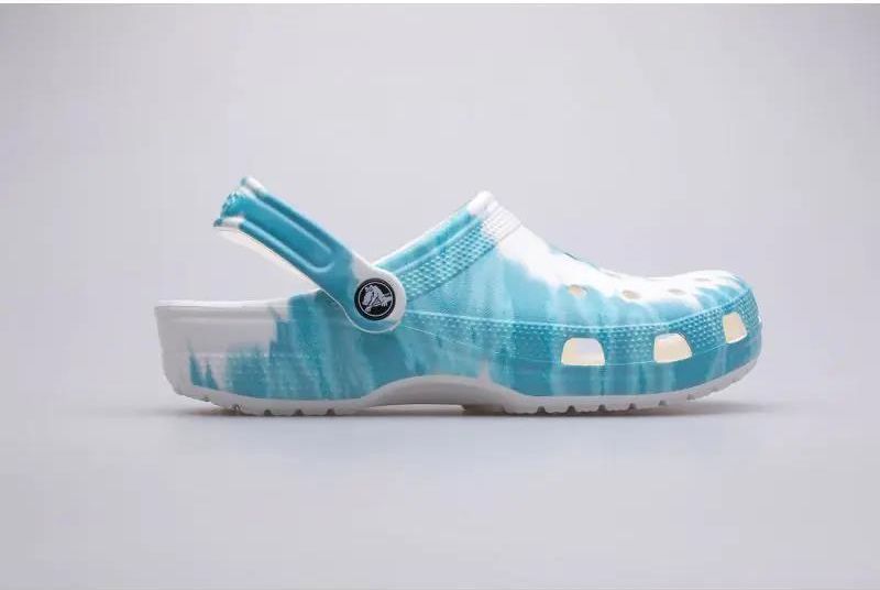 Klapki Crocs Classic Tie-Dye Graphic Clog W 205453 (kolor Biały ...