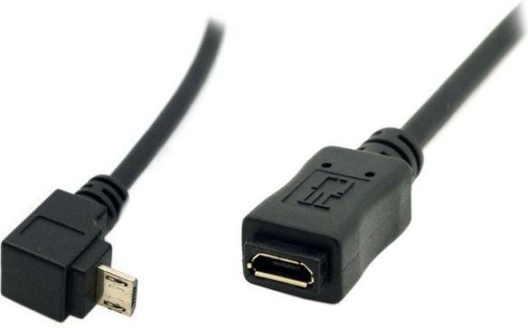 Wulkancenpl Przedłużacz MicroUSB na Micro Usb Dolny 0,3M (1440 ...