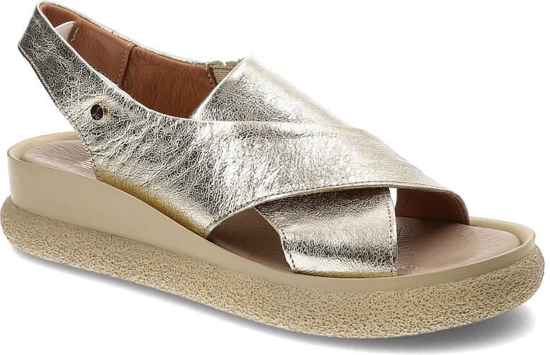 Złote Sandały Lemar Modne Skórzane Buty Na Lato - Ceny i opinie - Ceneo.pl