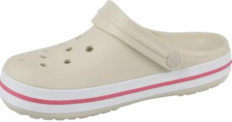 Klapki Crocs Crocband Clog Jr 204537 (kolor Beżowy/Kremowy, rozmiar 32/ ...