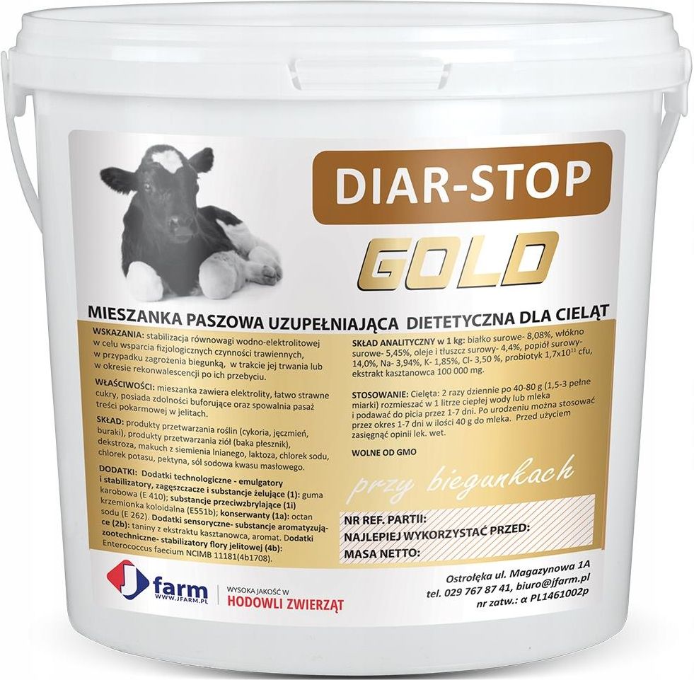 Diar Stop Gold 1Kg Biegunka U Cieląt I Prosiąt - ceny i opinie - Ceneo.pl