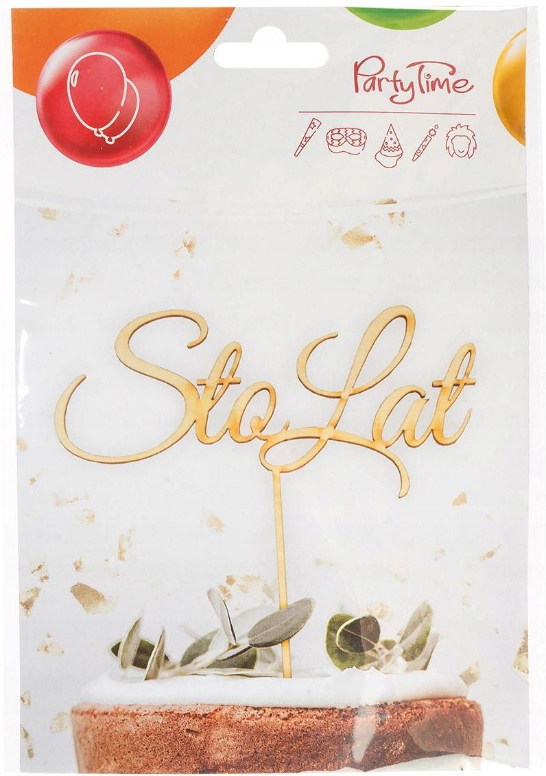 Wyjątkowe Z Drewna Topper Na Tort Sto Lat 100 Urodziny Eko Toper - Ceny i opinie - Ceneo.pl