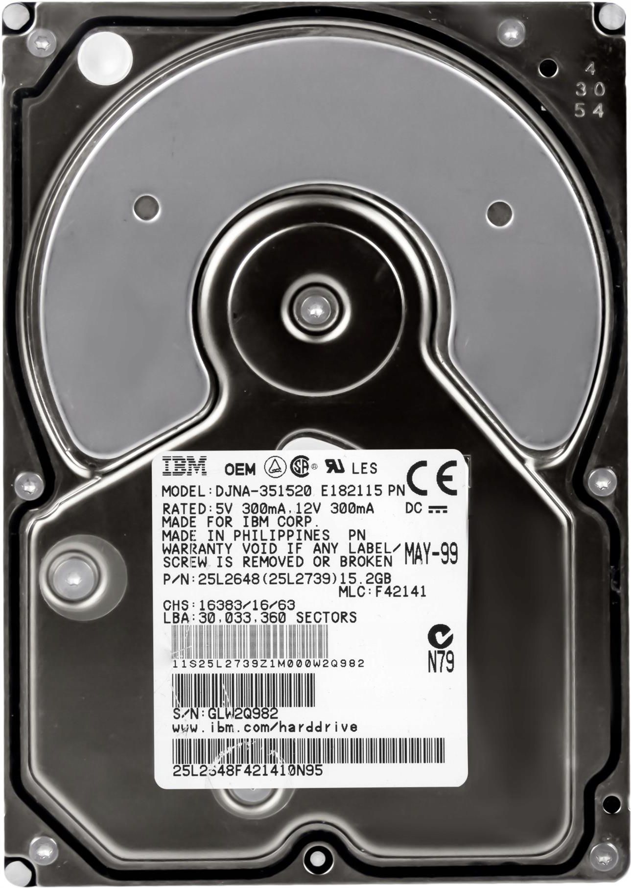 Dysk twardy Ibm 15.2Gb 5.4K Ata 3.5'' Djna-351520 (25L2648) - Opinie i ceny na Ceneo.pl