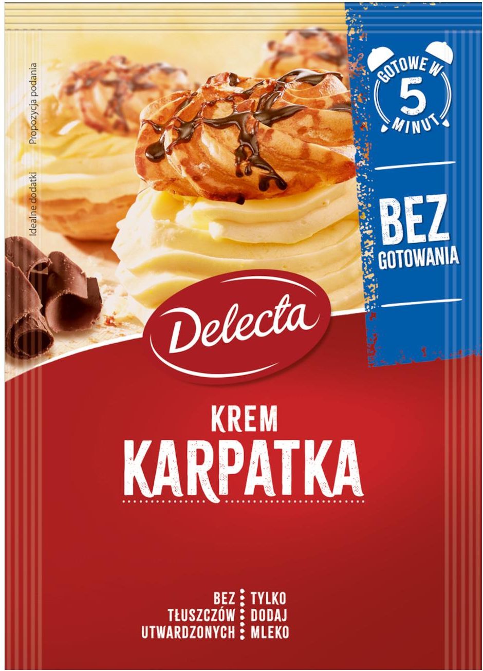 Delecta Krem Karpatka 136g - Ceny i opinie - Ceneo.pl