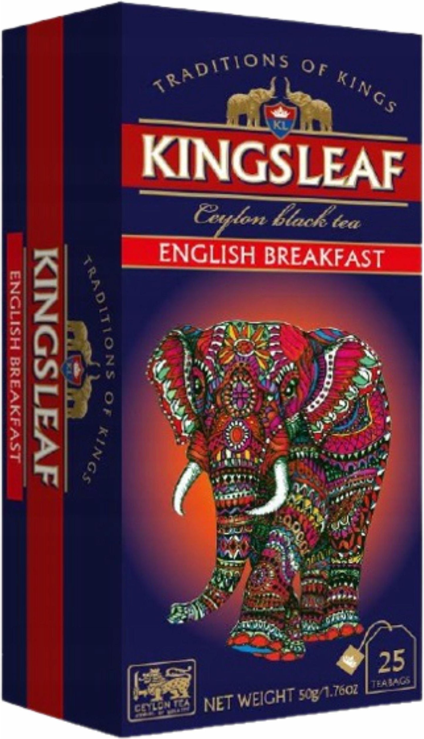 Herbata Kingsleaf Czarna English Breakfast 25x2g - Ceny i opinie - Ceneo.pl