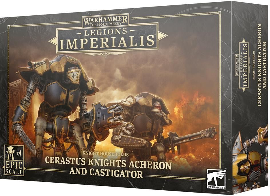 Games Workshop Adeptus Titanicus Cerastus Knights Acheron & Castigator ...